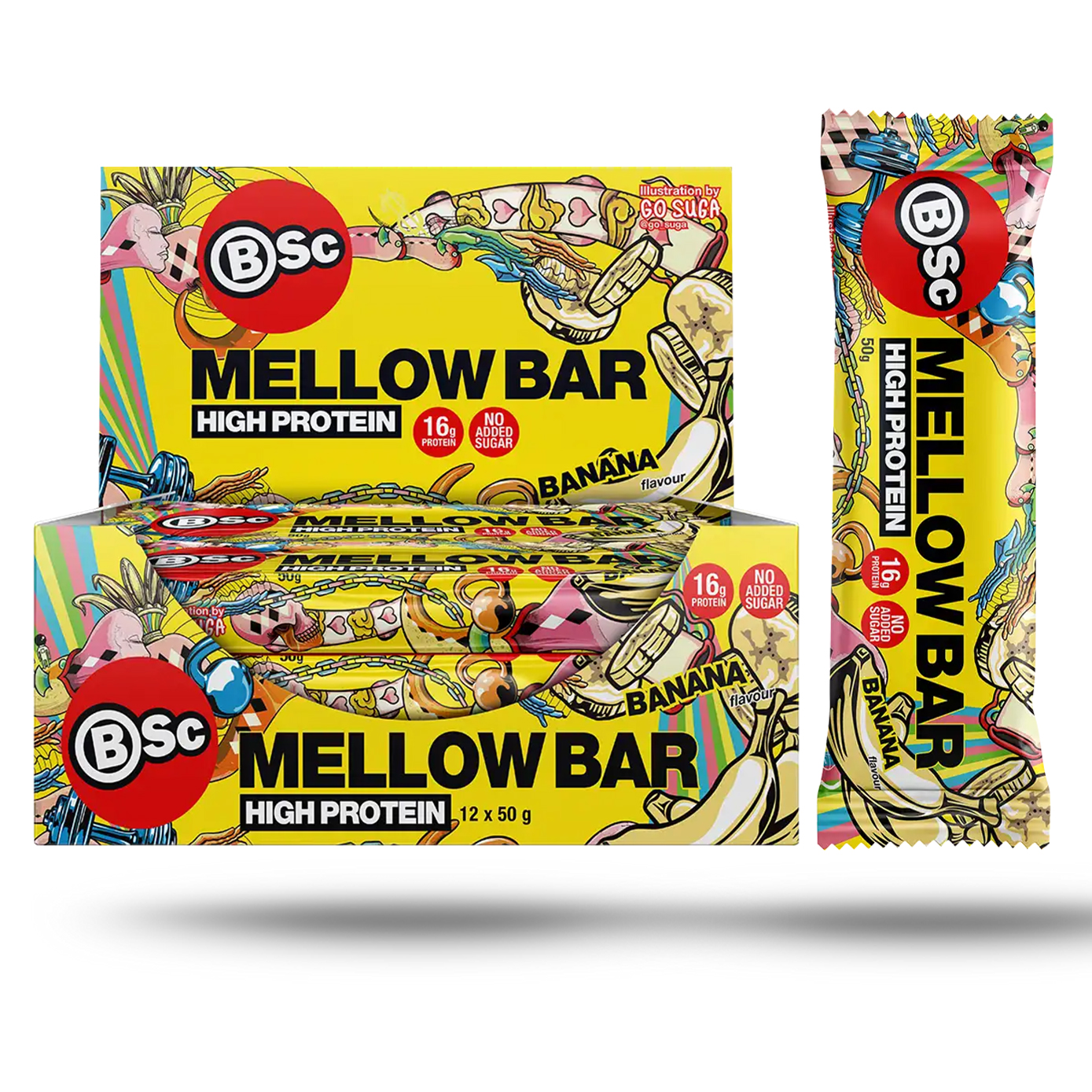 BSC - Mellow Bar Banana 50g - Fight it