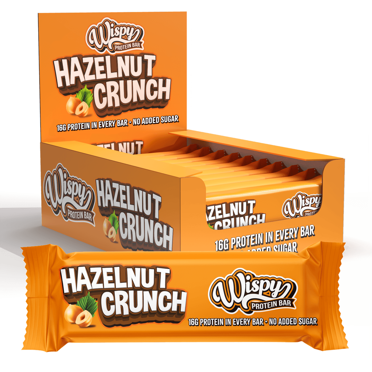 Wispy Proteinbar - Hazelnut Crunch 55g - Fight it